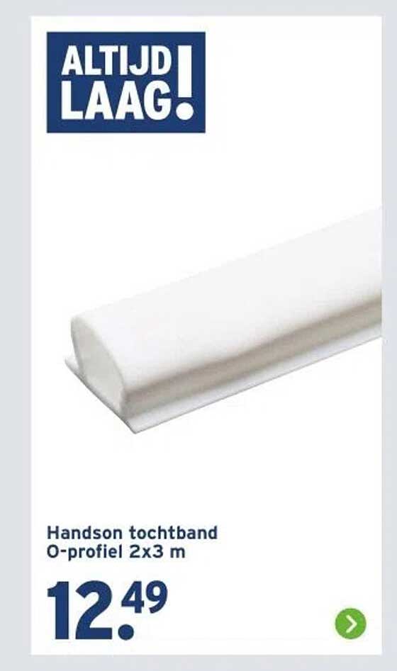 Handson Tochtband O-Profiel 2X3 M Aanbieding bij GAMMA - FolderFeest.nl