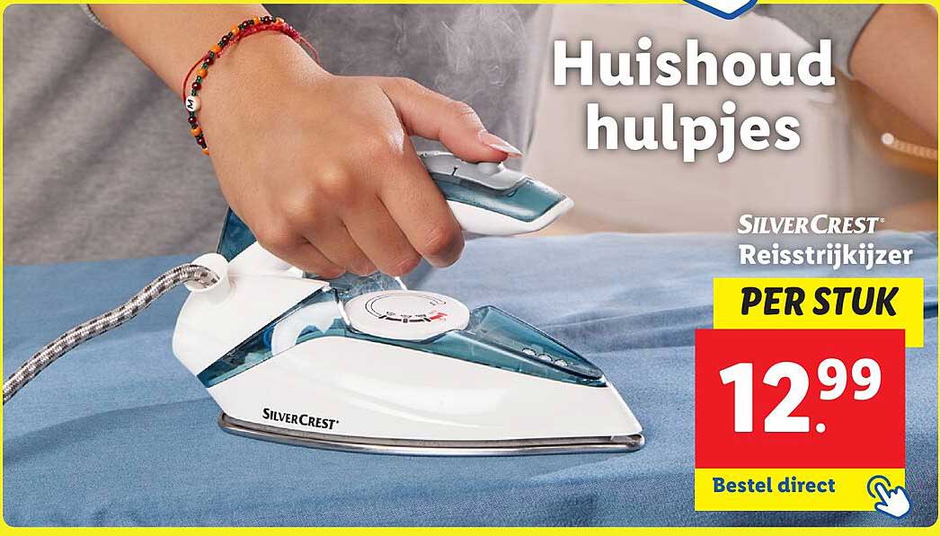 Huishoud Hulpjes Silvercrest Reistrijkijzer aanbieding bij Lidl