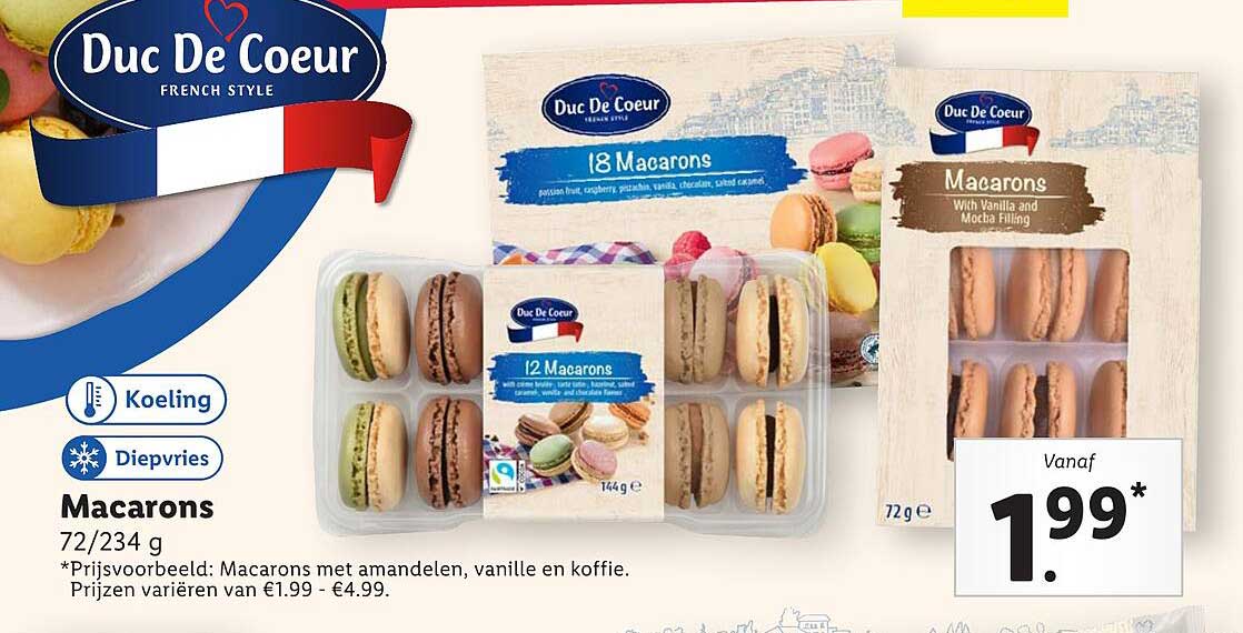 Macarons aanbieding bij Lidl