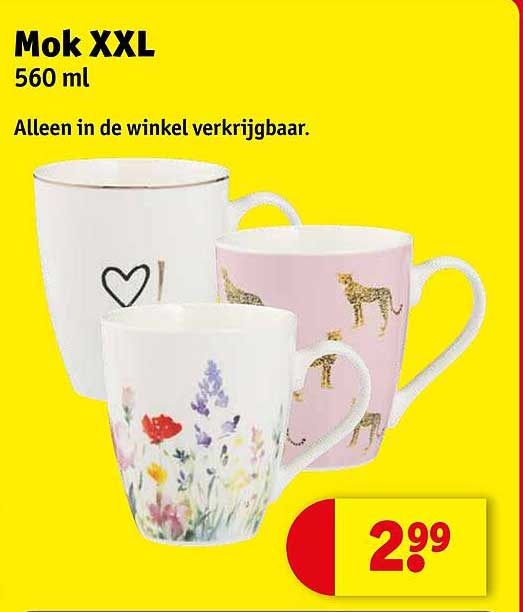 Mok Xxl aanbieding bij Kruidvat