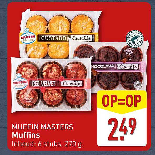 Muffin Masters Muffins Aanbieding bij ALDI - FolderFeest.nl