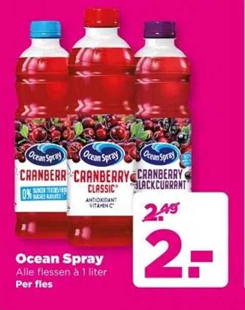 Ocean Spray aanbieding bij PLUS