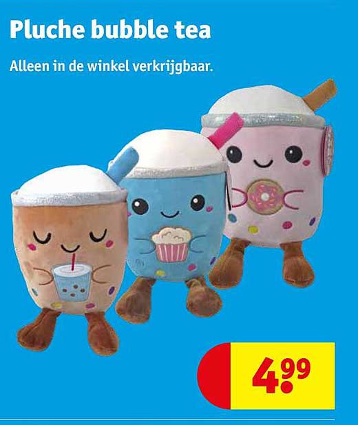 Pluche Bubble Tea aanbieding bij Kruidvat