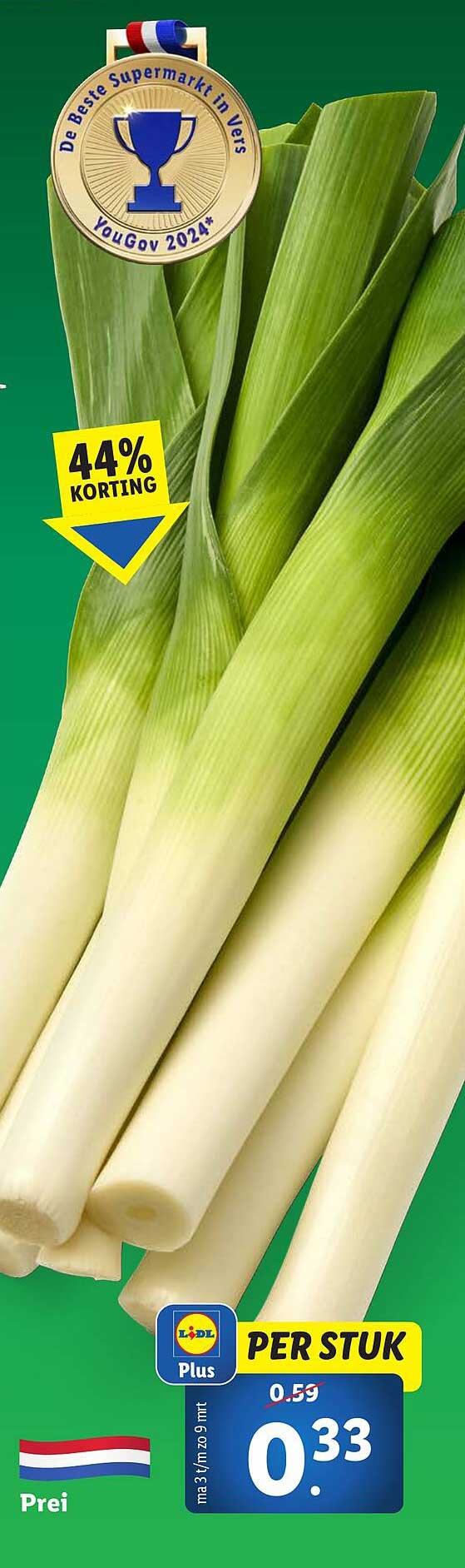 Prei Per Stuk Aanbieding bij Lidl - FolderFeest.nl