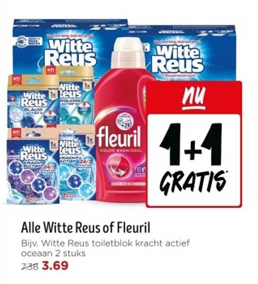 Alle Witte Reus Of Fleuril Aanbieding bij Jumbo - FolderFeest.nl