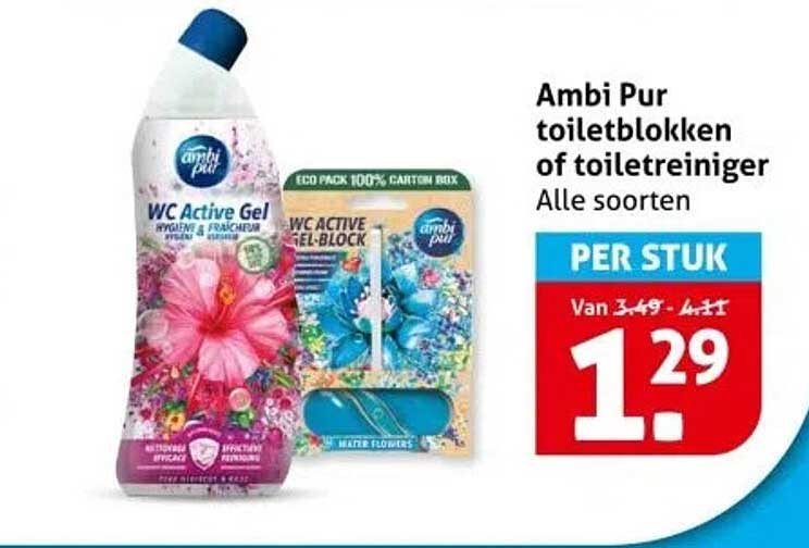 Ambi Pur Toiletblokken Of Toiletreiniger Alle Soorten Aanbieding bij ...
