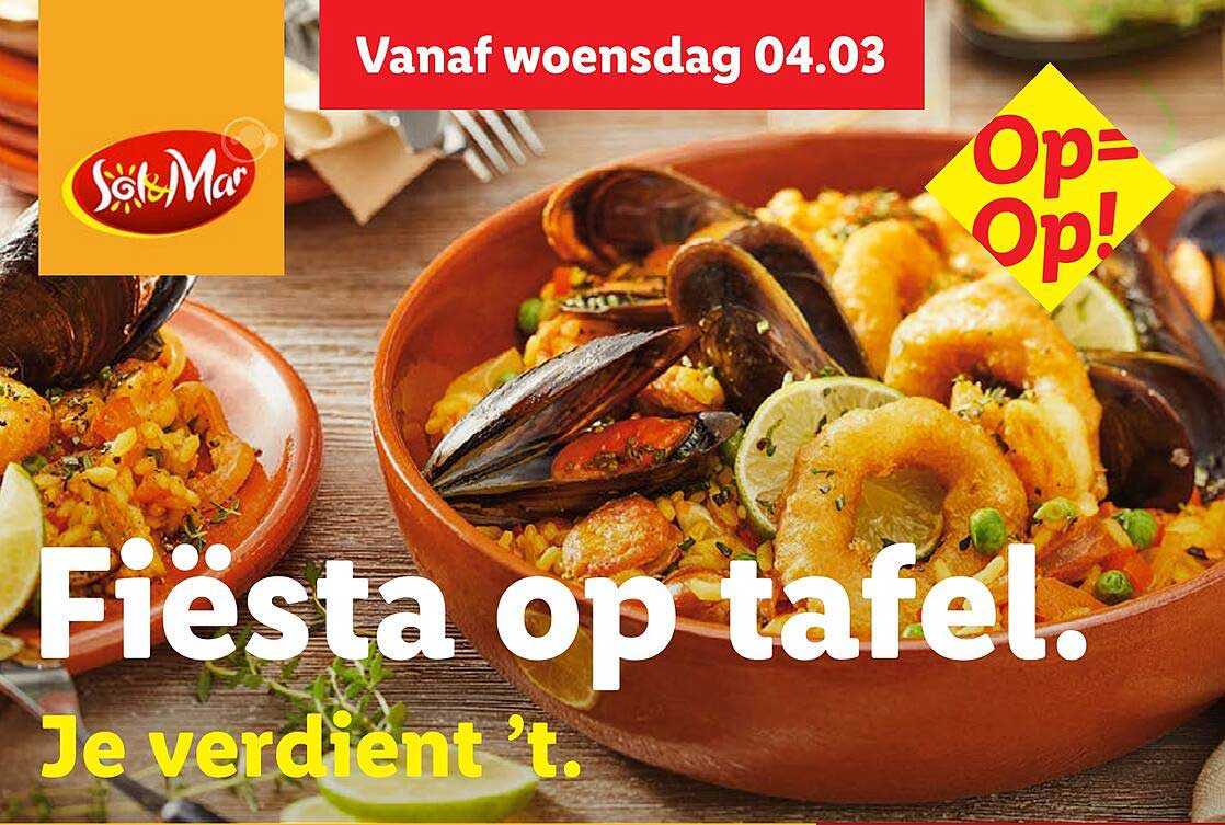 Fiësta Op Tafel. Aanbieding bij Lidl - FolderFeest.nl