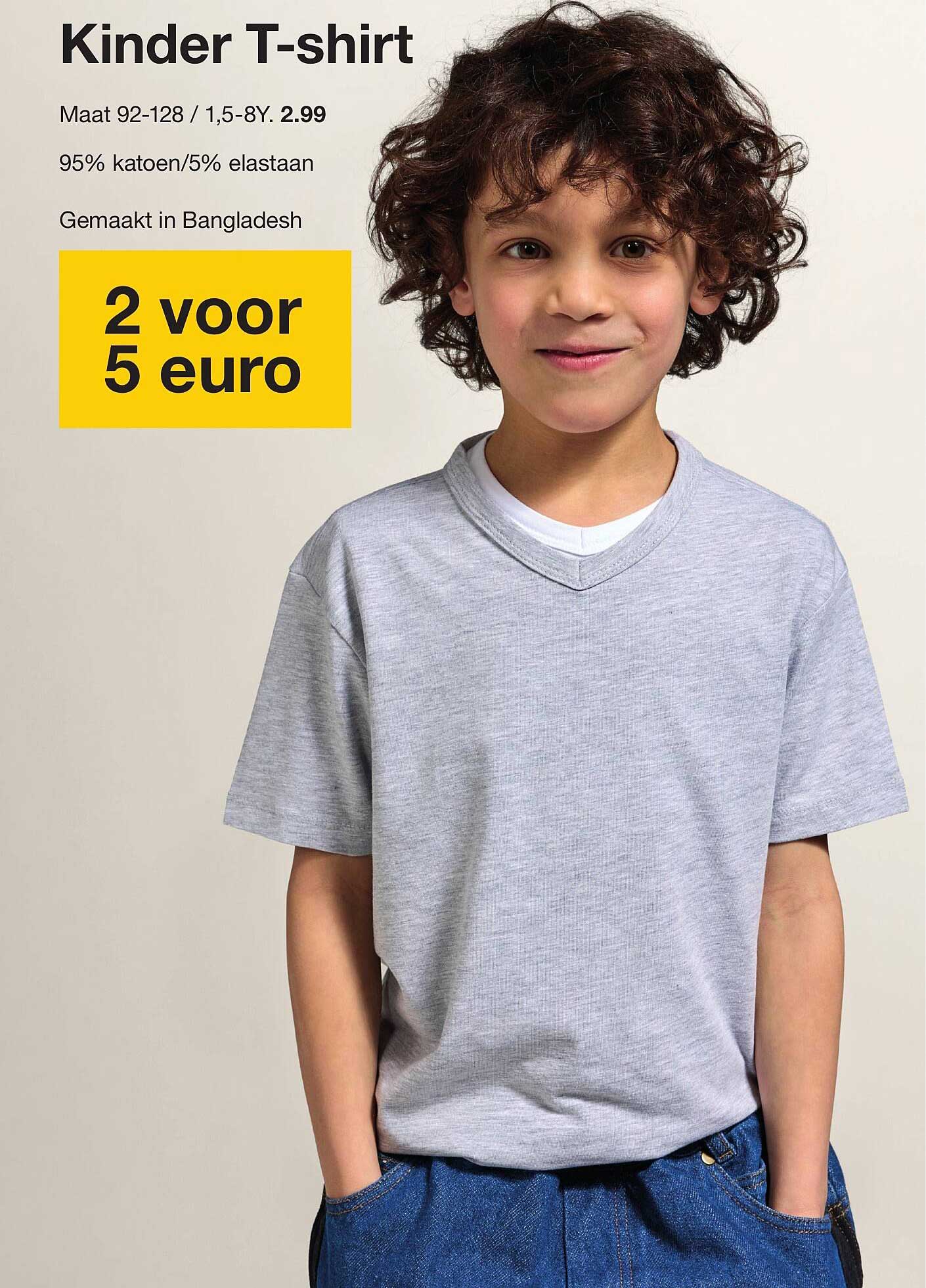 Kinder T-Shirt Aanbieding bij Zeeman - FolderFeest.nl
