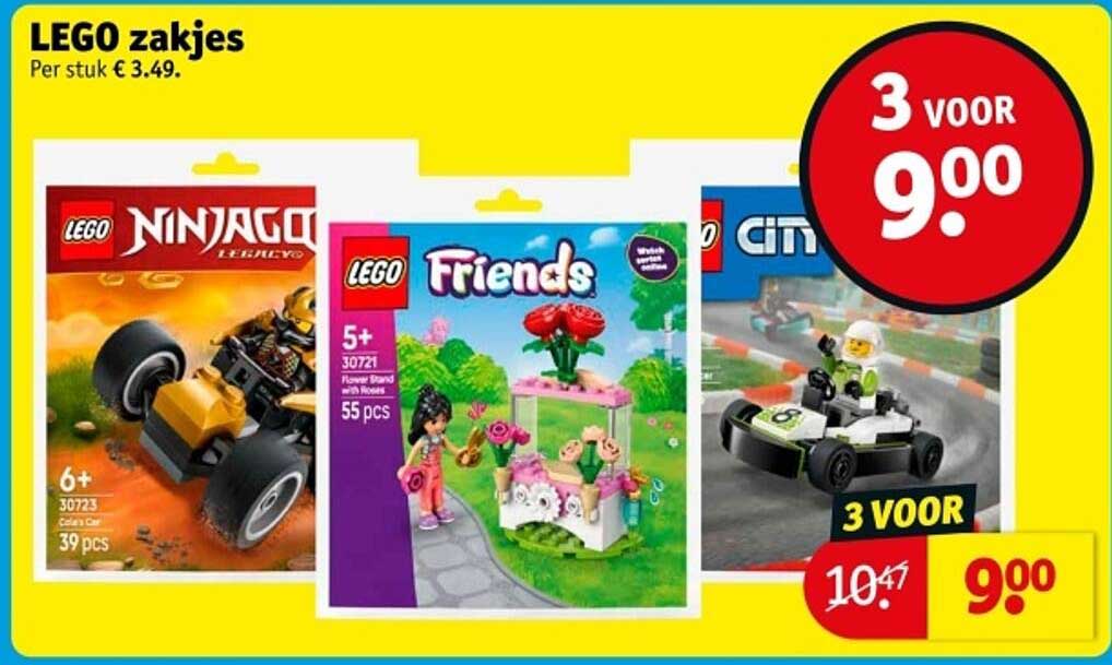 Lego Zakjes Aanbieding bij Kruidvat - FolderFeest.nl