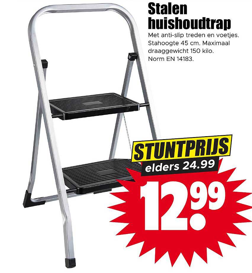 Stalen Huistrap Aanbieding bij Dirk - FolderFeest.nl