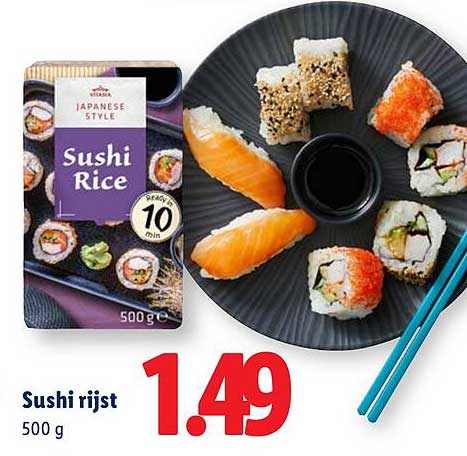 Sushi Rijst Aanbieding bij Lidl - FolderFeest.nl