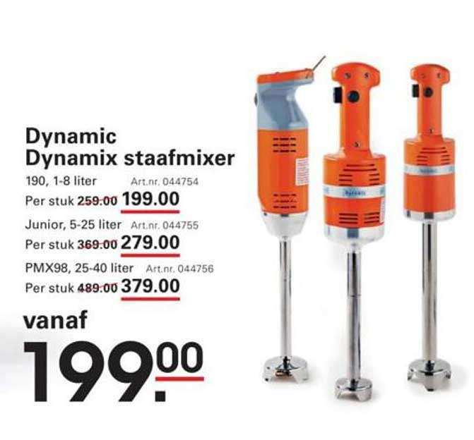 Dynamic Dynamix Staafmixer aanbieding bij Sligro