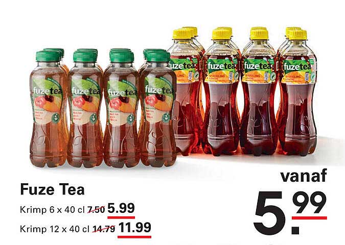 Fuze Tea aanbieding bij Sligro