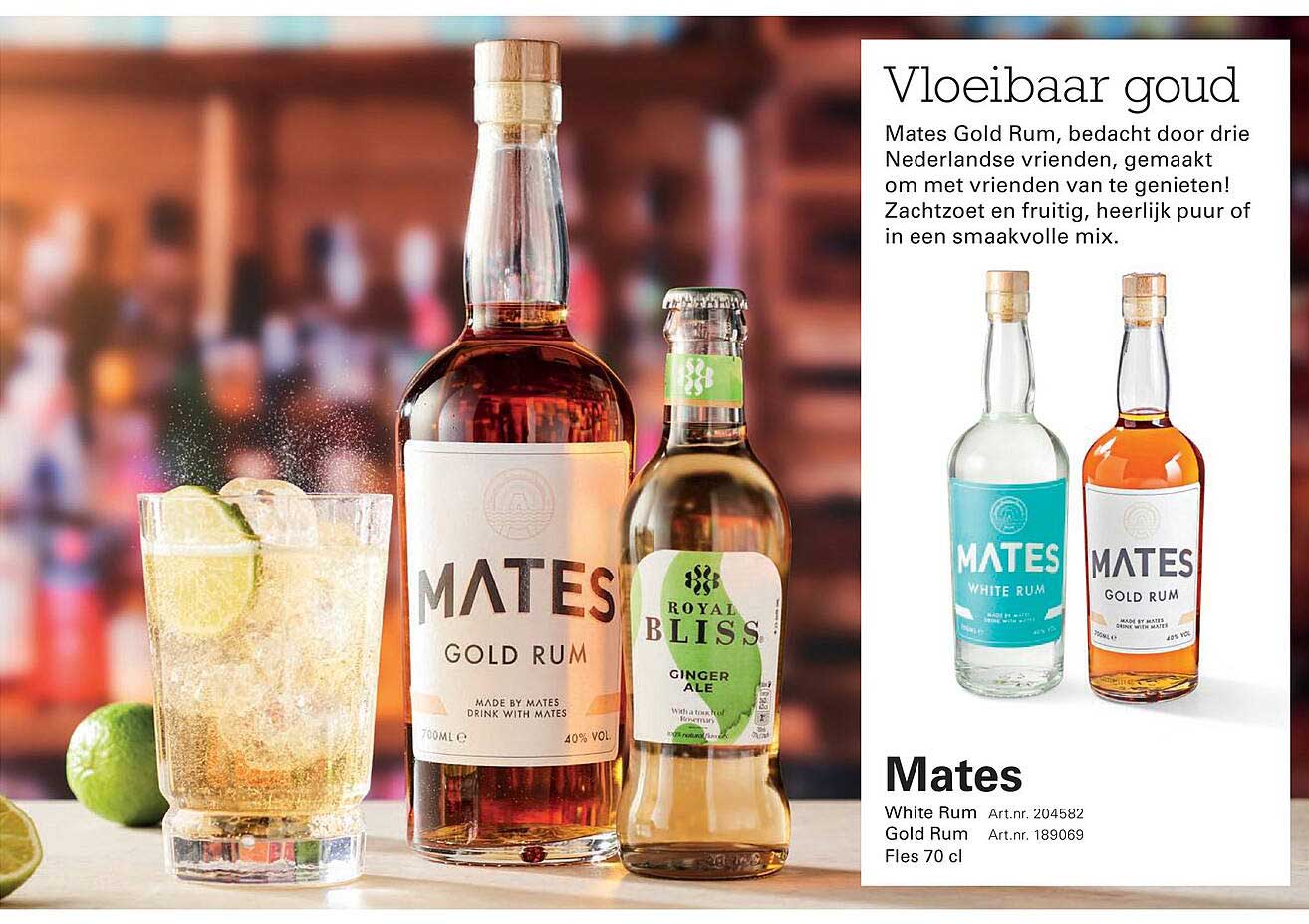 Mates Gold Rum Aanbieding bij Sligro - FolderFeest.nl