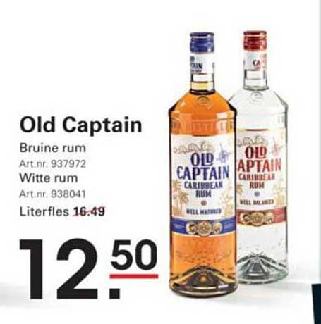 Old Captain aanbieding bij Sligro