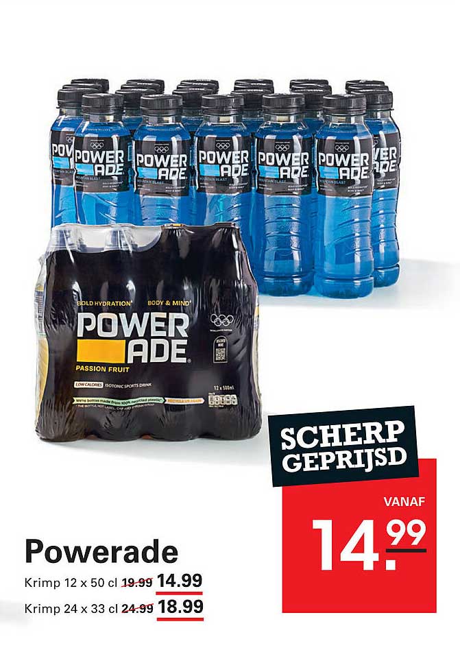 Powerade aanbieding bij Sligro