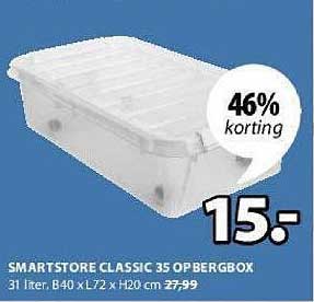 Smartstore Classic 35 Opbergbox aanbieding bij Jysk