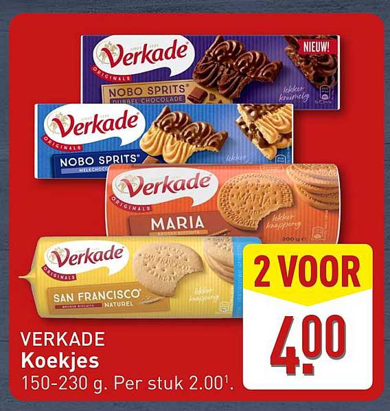 Verkade Koekjes aanbieding bij ALDI