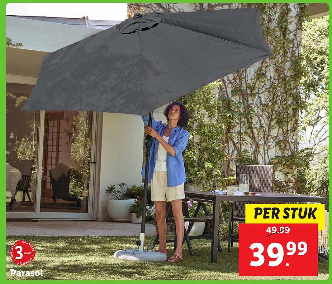 Parasol Lidl Mars 2023