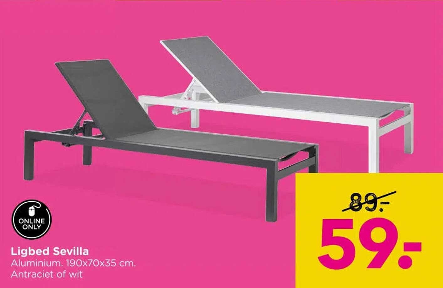 Ligbed Sevilla Aanbieding bij Xenos - FolderFeest.nl