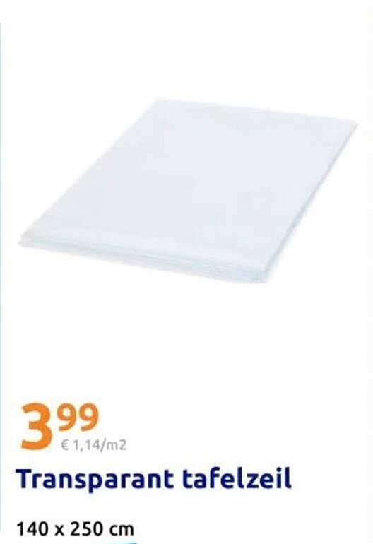Transparant Tafeltje Aanbieding bij Action - FolderFeest.nl