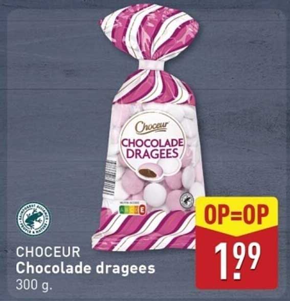 Chocoer Chocolade Dragées Aanbieding bij ALDI - FolderFeest.nl