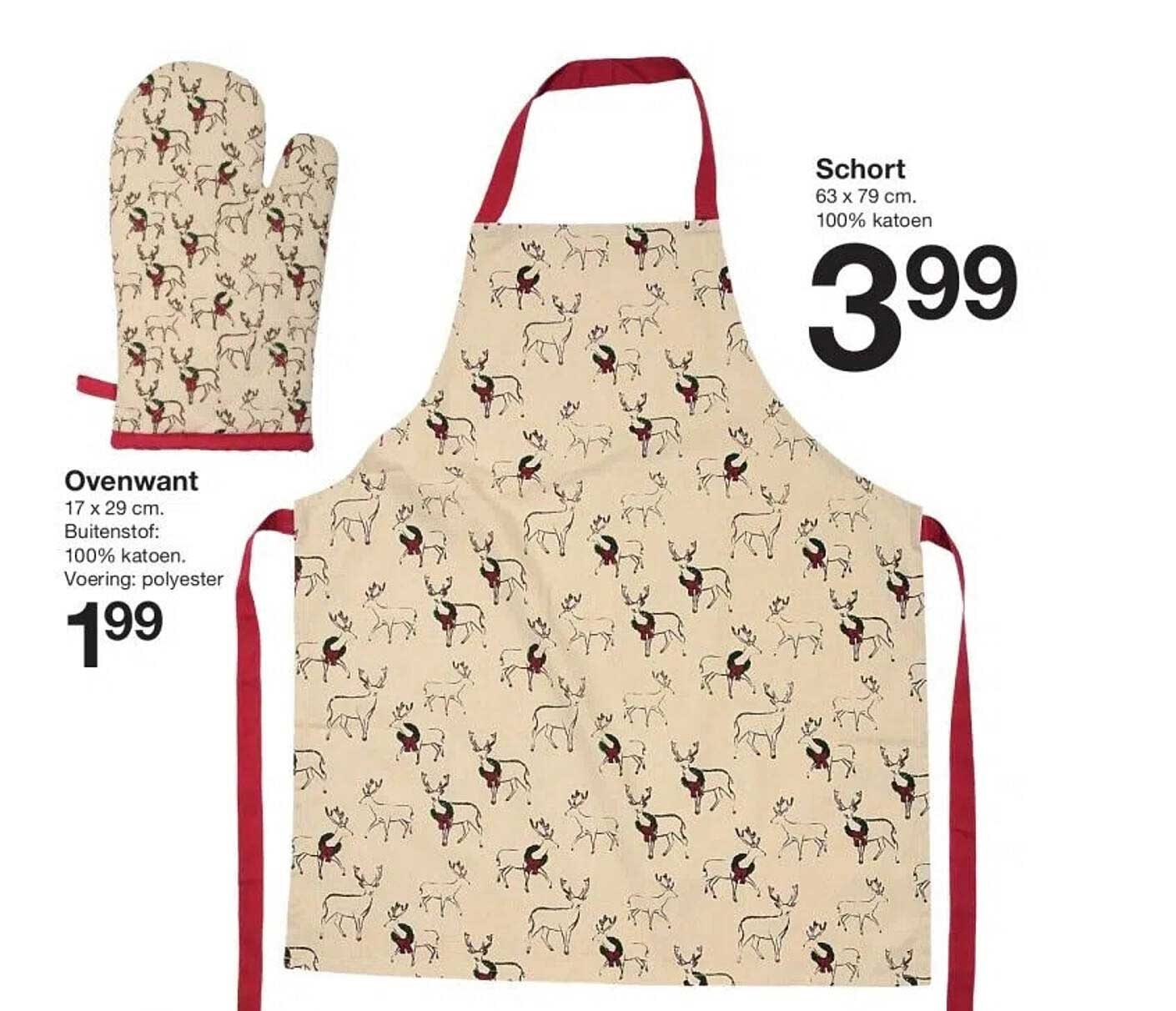 Schort 3,99 Aanbieding bij Zeeman - FolderFeest.nl
