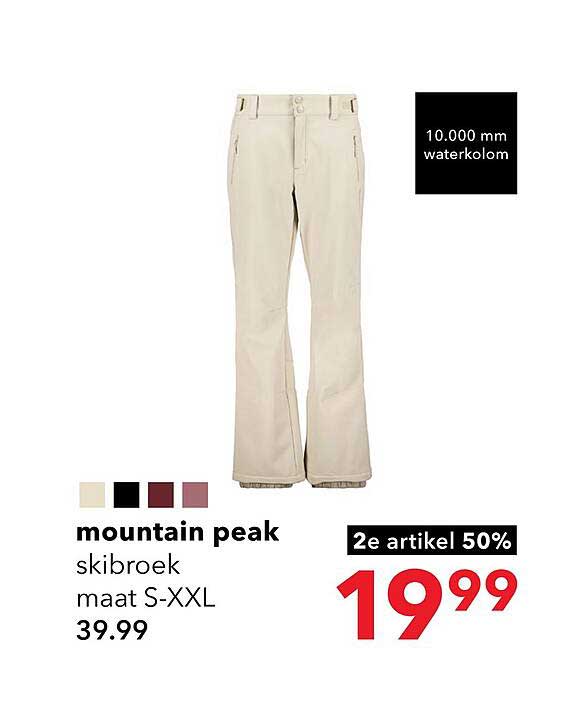 Mountain Peak Skibroek Aanbieding bij Scapino - FolderFeest.nl