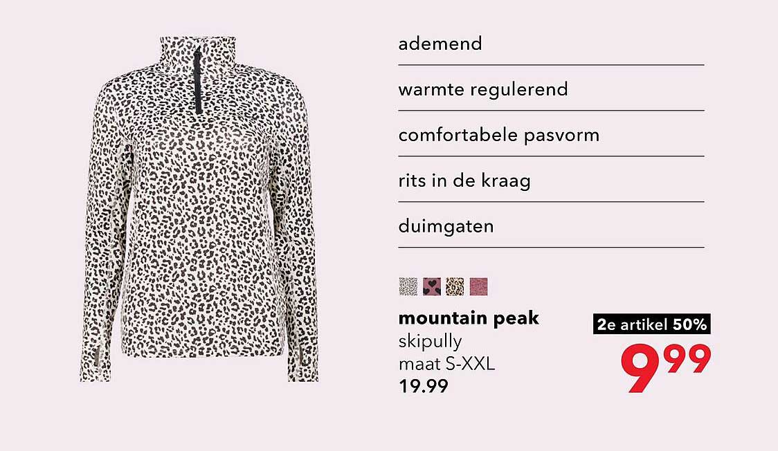 Mountain Peak Skipully Maat S-Xxl Aanbieding bij Scapino - FolderFeest.nl