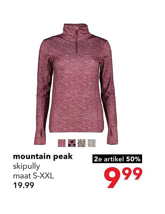 Mountain Peak Skipully Aanbieding bij Scapino - FolderFeest.nl