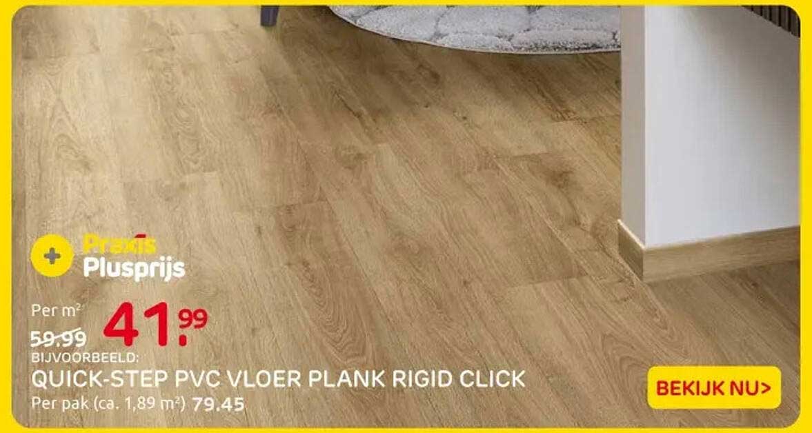 Quick-Step Pvc Vloer Plank Rigid Click Aanbieding bij Praxis ...