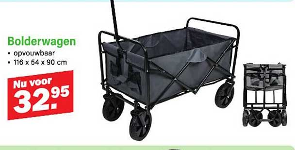Bolderwagen Aanbieding bij Van Cranenbroek - FolderFeest.nl