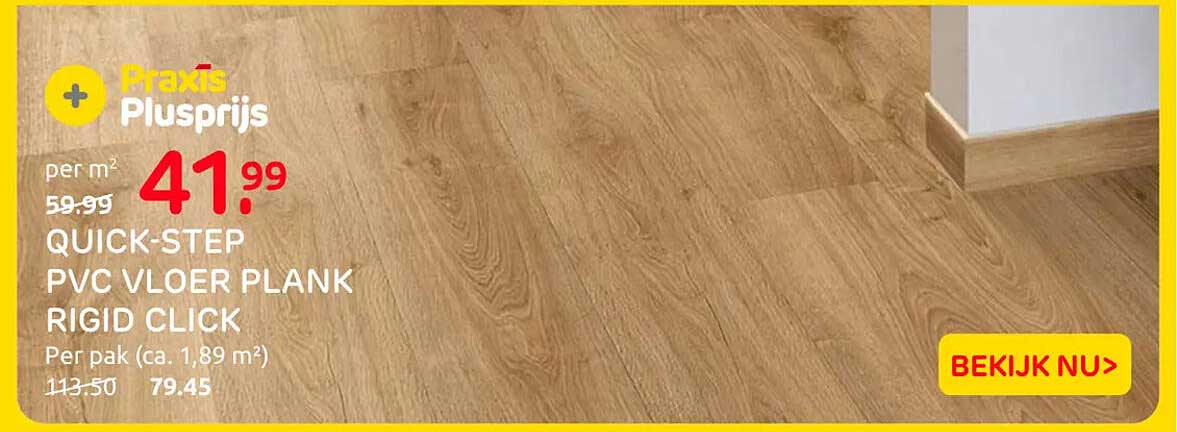 Quick-Step Pvc Vloer Plank Rigid Click Aanbieding bij Praxis ...