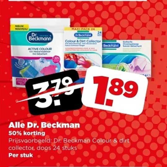 Alle Dr. Beckman aanbieding bij PLUS