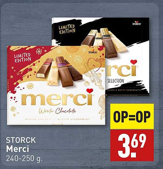 Merci Winter Chocolate Aanbieding bij ALDI - FolderFeest.nl