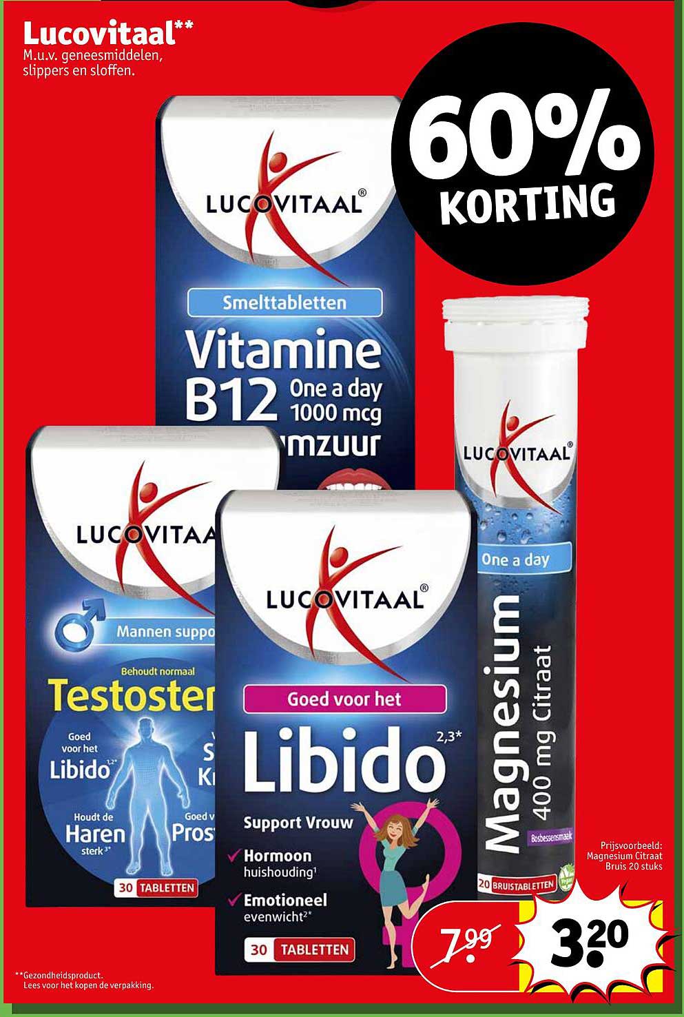 Lucovitaal Vitamine B12 Smelttabletten Lucovitaal Testosteron ...
