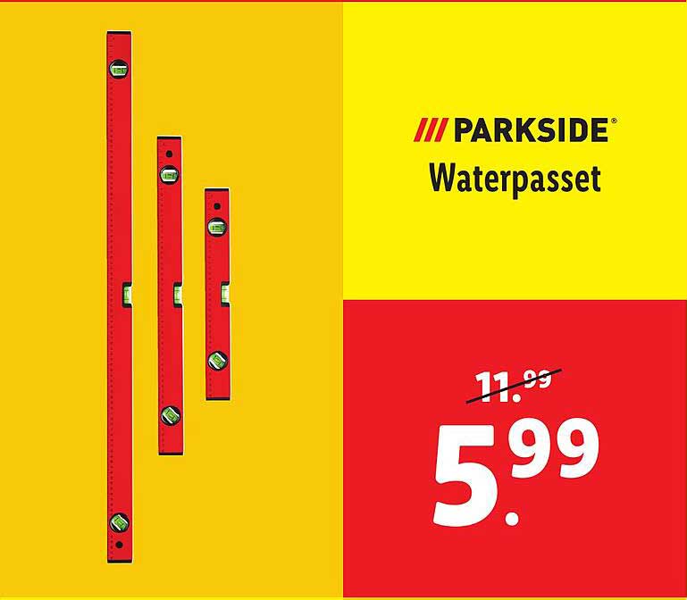 Parkside Waterpaset Aanbieding bij Lidl - FolderFeest.nl