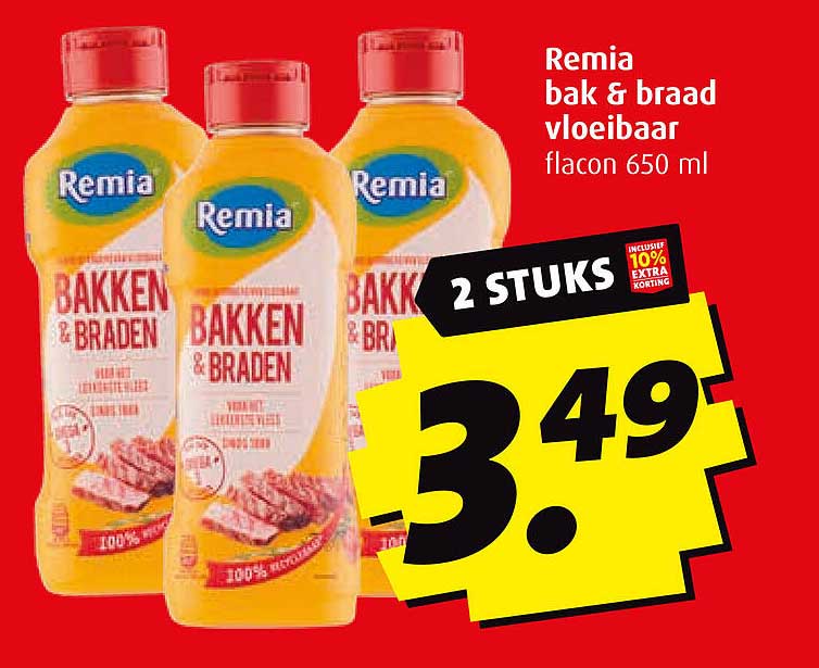 Remia Bak & Braad Vloeibaar Aanbieding bij Boni - FolderFeest.nl
