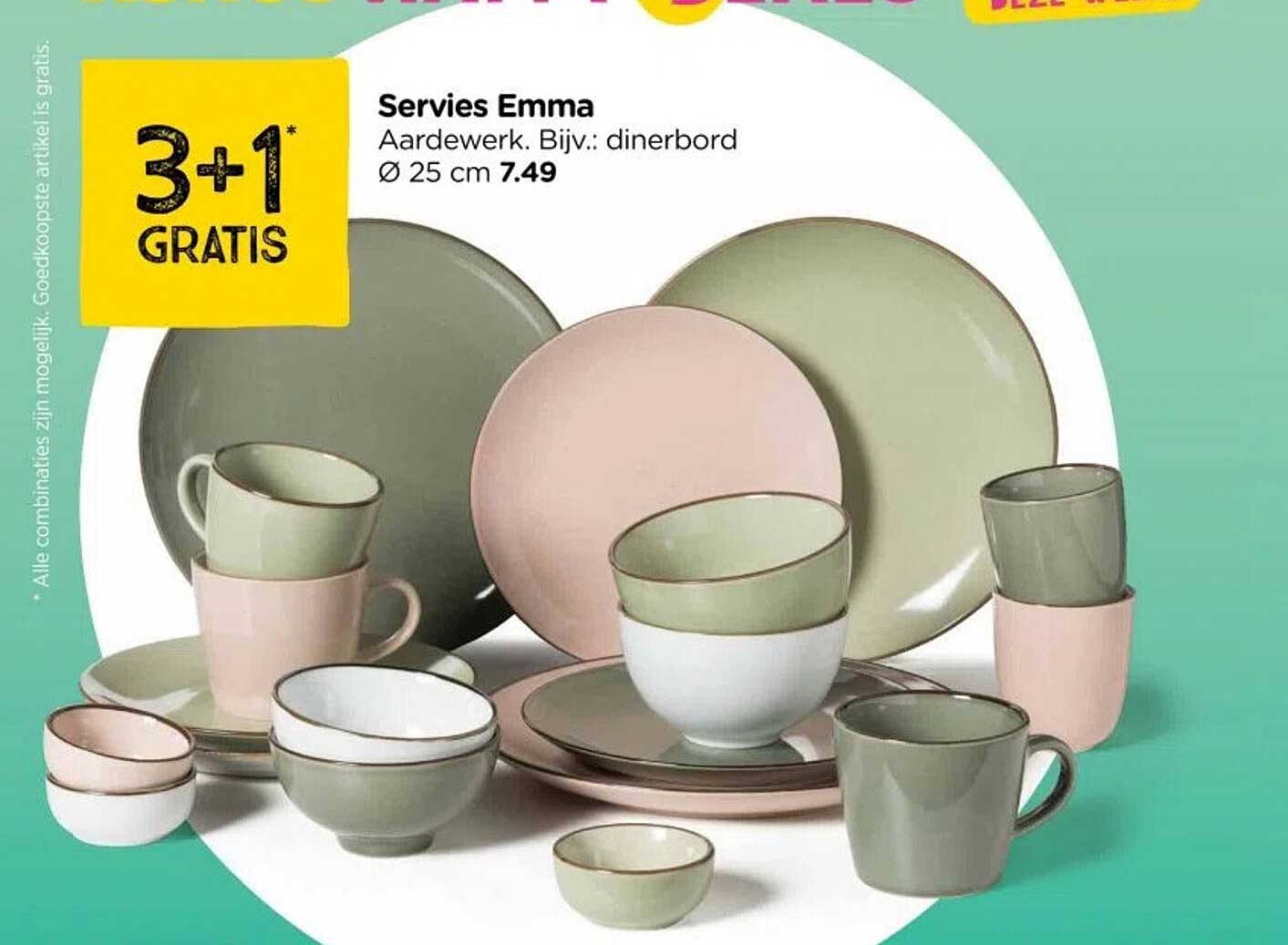 Servies Emma Aanbieding bij Xenos - FolderFeest.nl