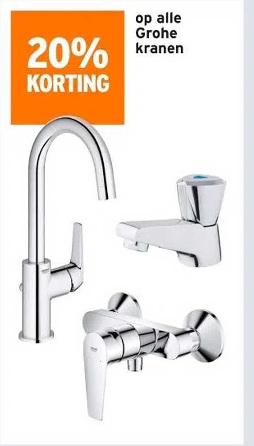 Op Alle Grohe Kranen aanbieding bij GAMMA