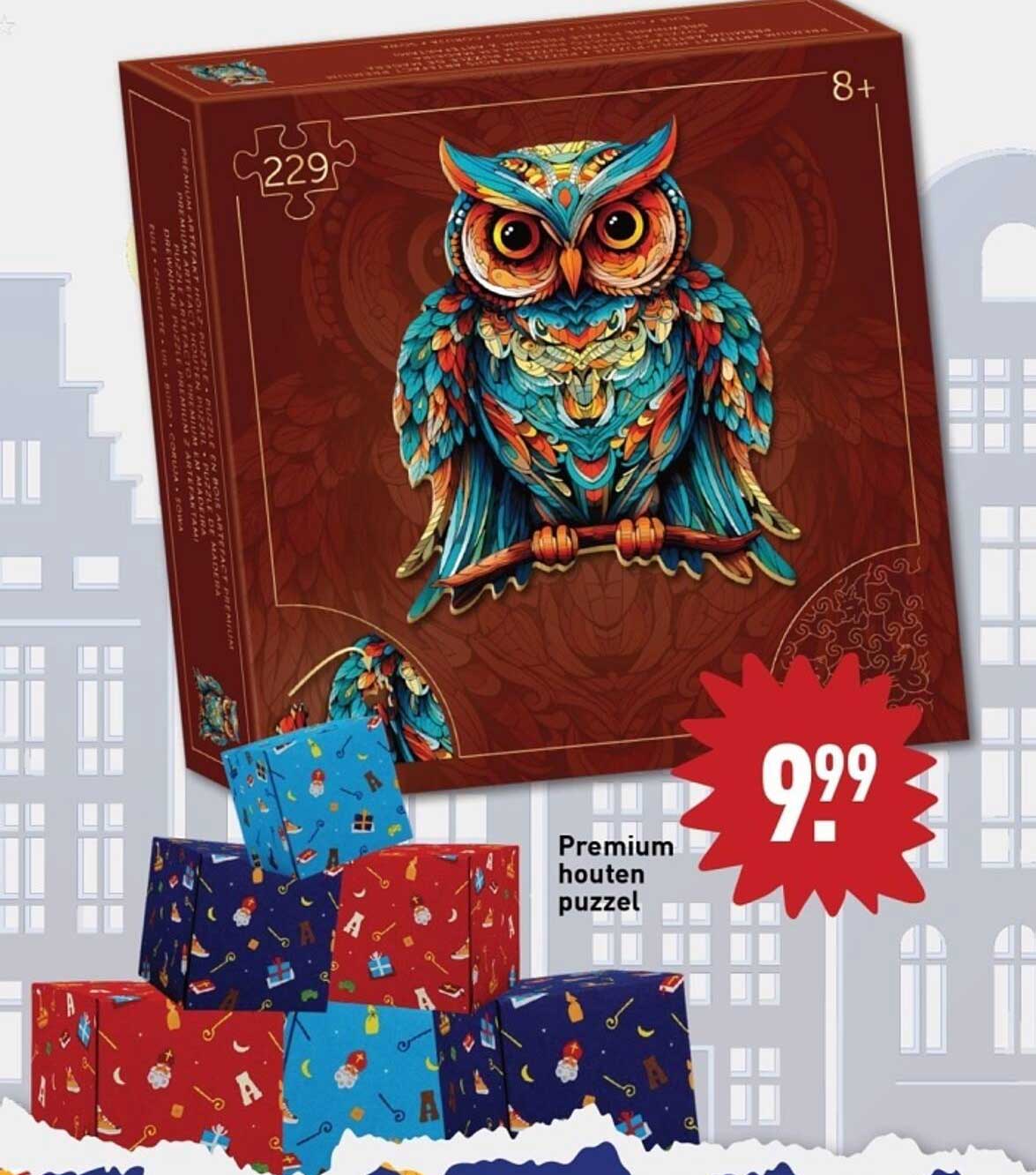 Premium Houten Puzzel Aanbieding bij ALDI - FolderFeest.nl