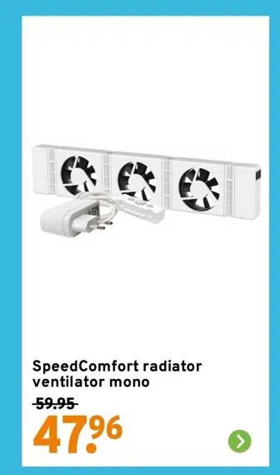 Speedcomfort Radiator Ventilator Mono aanbieding bij GAMMA