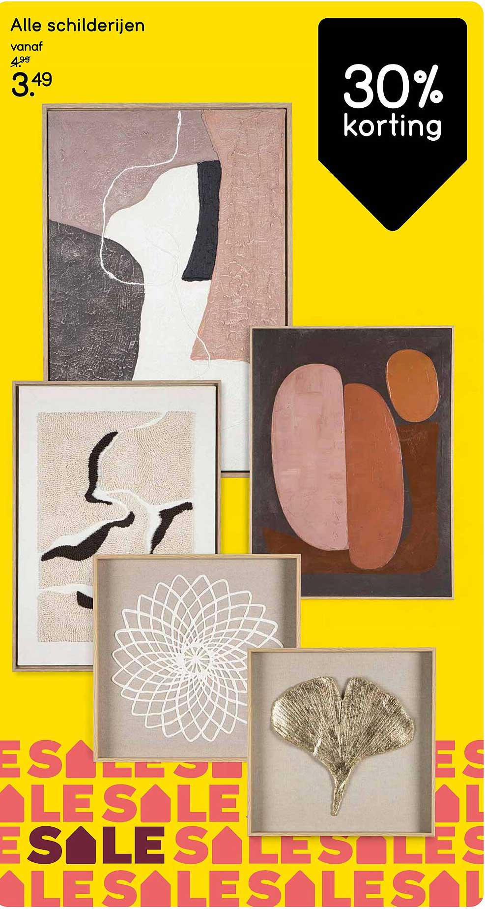 Alle Schilderijen Aanbieding bij Leen Bakker - FolderFeest.nl