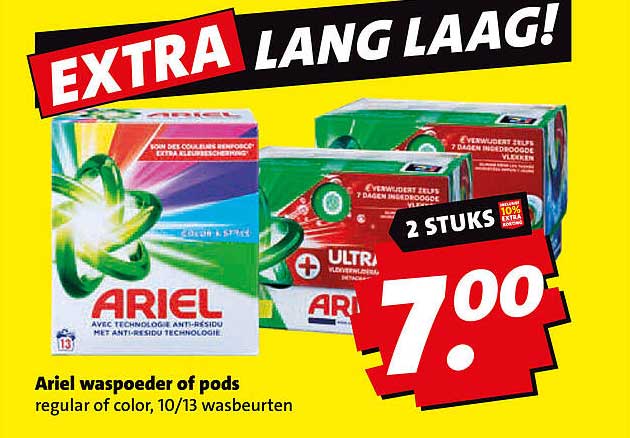 Ariel Waspoeder Aanbieding bij HANOS - FolderFeest.nl