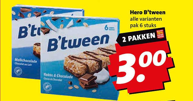 Hero B’tween Alle Varianten Pak 6 Stuks Aanbieding bij Boni ...