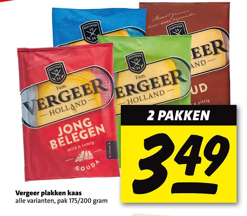 Vergeer Plakken Kaas Aanbieding bij Boni - FolderFeest.nl
