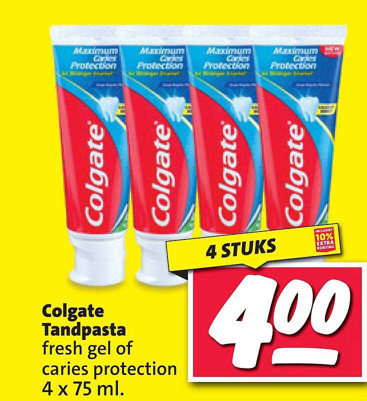 Colgate Tandpasta aanbieding bij Nettorama