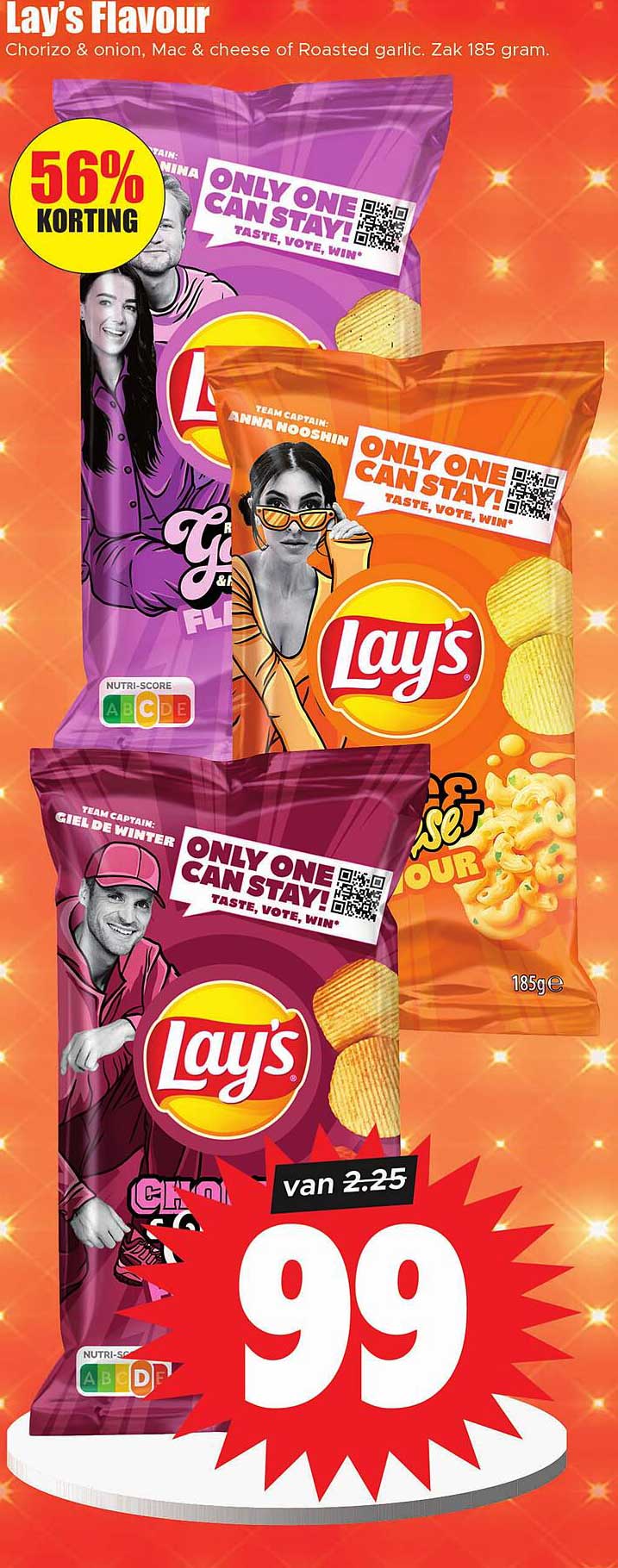 Lay's Flavour aanbieding bij Dirk