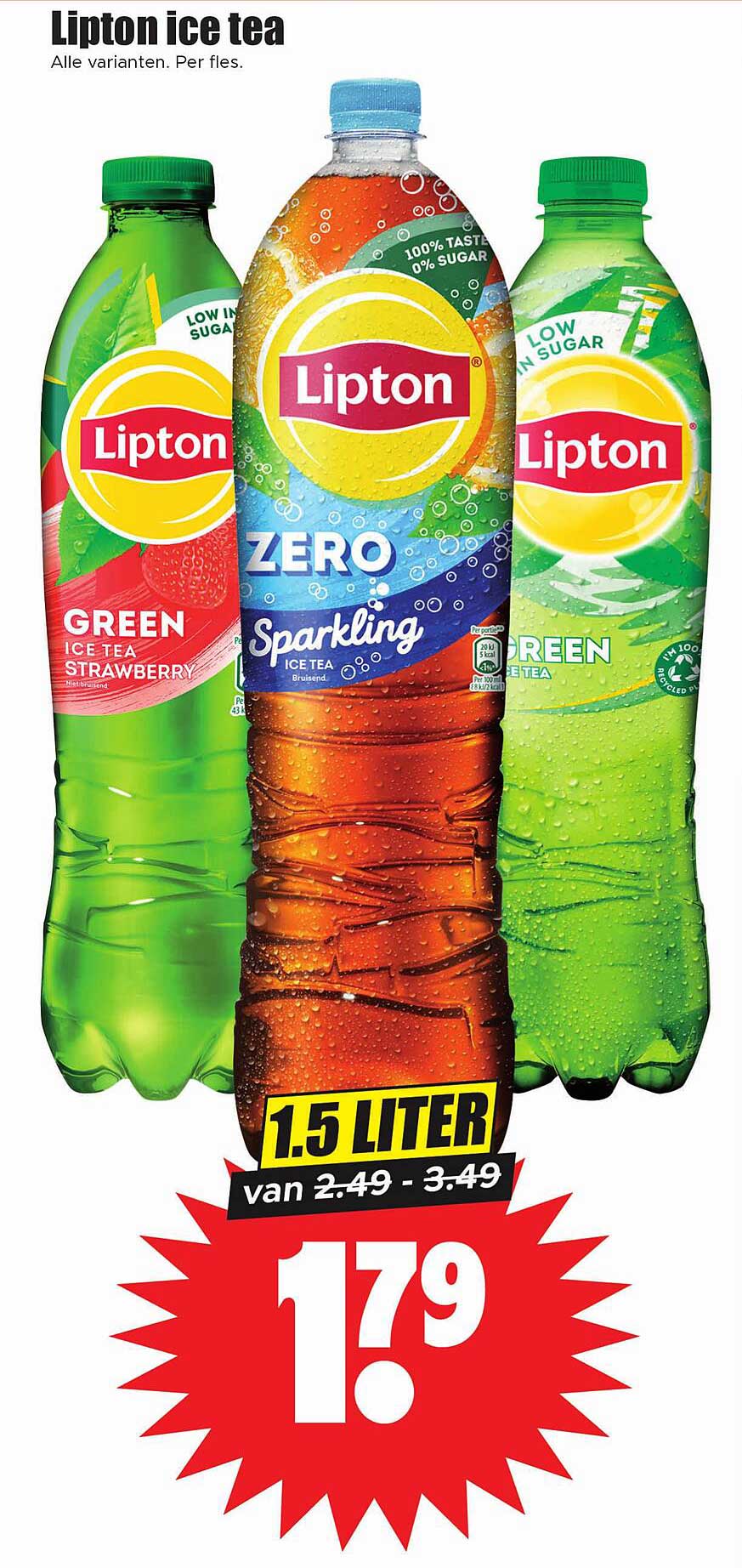 Lipton Ice Tea aanbieding bij Dirk