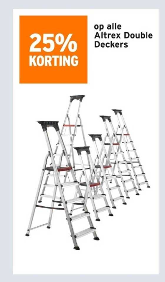 Op Alle Altrex Double Deckers aanbieding bij GAMMA